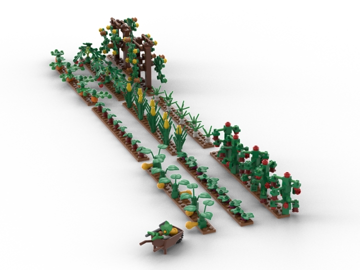 Stories of Ivasyk ( Vegetable garden ) from BrickLink Studio [BrickLink]