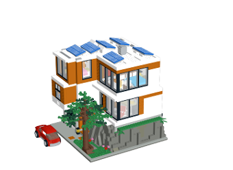 modern house 2021 from BrickLink Studio [BrickLink]