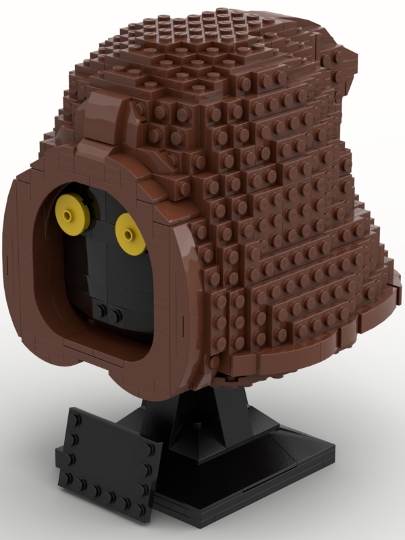 Jawa Bust - Helmet Collection Style from BrickLink Studio [BrickLink]