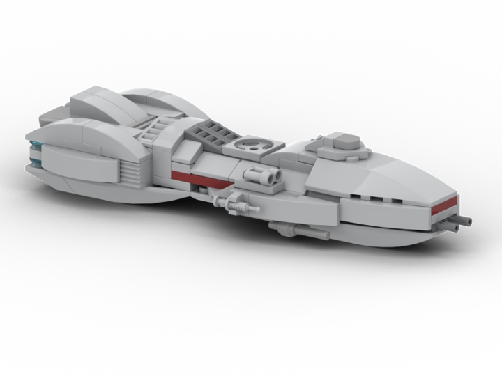 Cygnus-class Gunstar from BrickLink Studio [BrickLink]