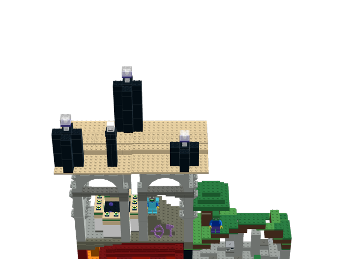Lego Minecraft Starter Pack from BrickLink Studio [BrickLink]