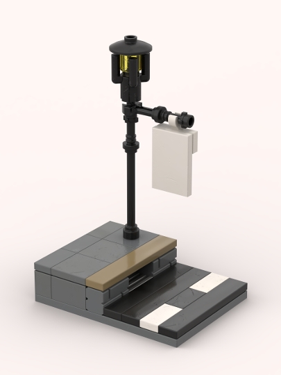 Street Lamp from BrickLink Studio [BrickLink]