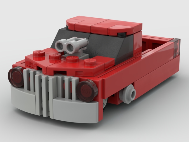 Mini Drag Truck from BrickLink Studio [BrickLink]