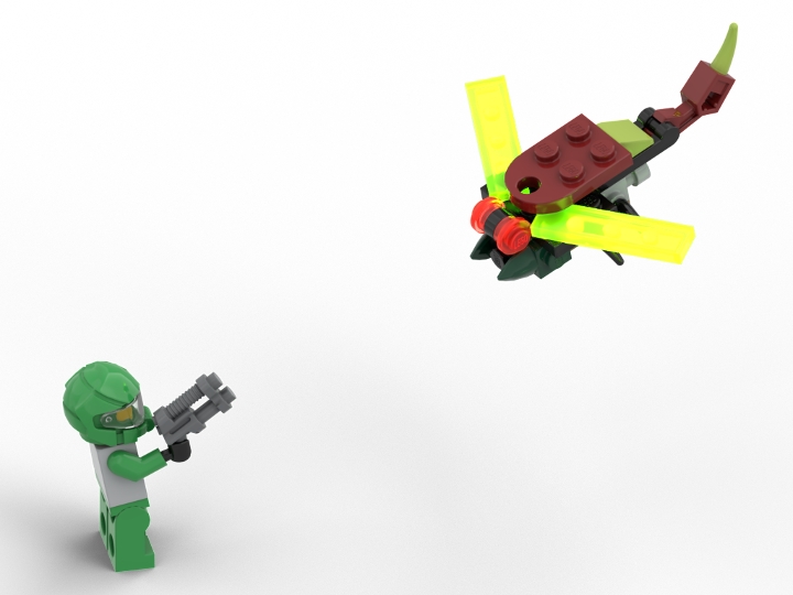 30231 Space Insectoid from BrickLink Studio [BrickLink]