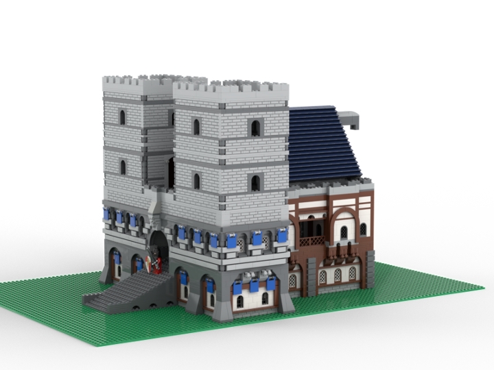 castle building from BrickLink Studio [BrickLink]