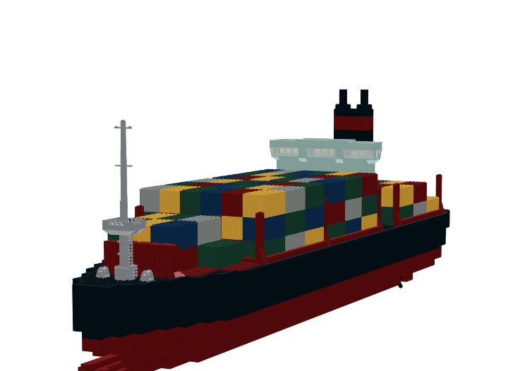 Cargo Ship from BrickLink Studio [BrickLink]