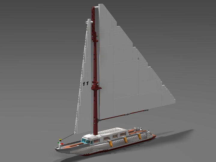 Sailing Yacht from BrickLink Studio [BrickLink]