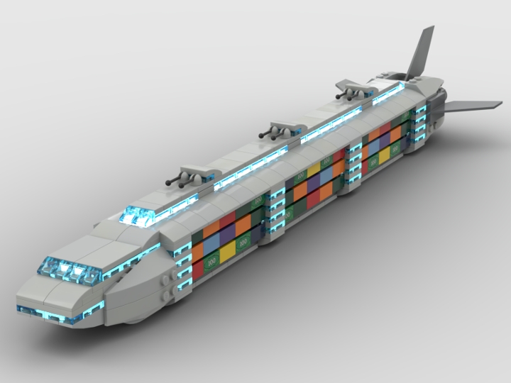 Cargo Ship 2 from BrickLink Studio [BrickLink]