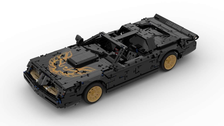 Pontiac Trans Am Firebird from BrickLink Studio [BrickLink]