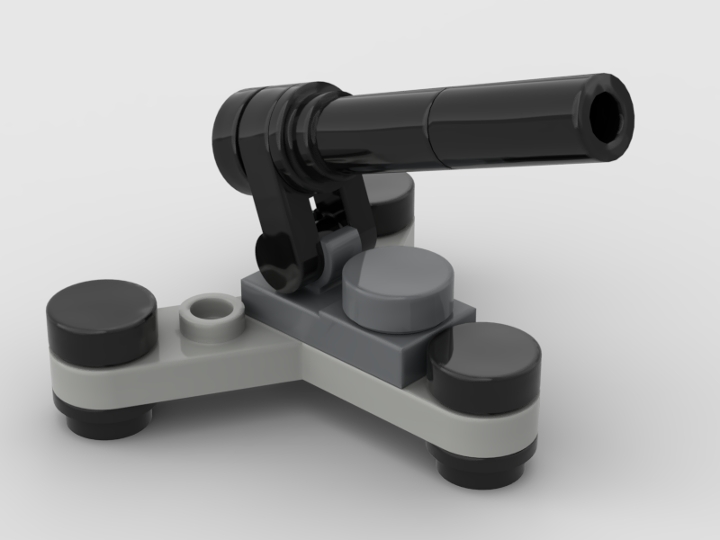 Micro anti-aircraft gun from BrickLink Studio [BrickLink]