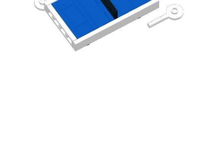 LEGO Ping-Pong Table from BrickLink Studio [BrickLink]