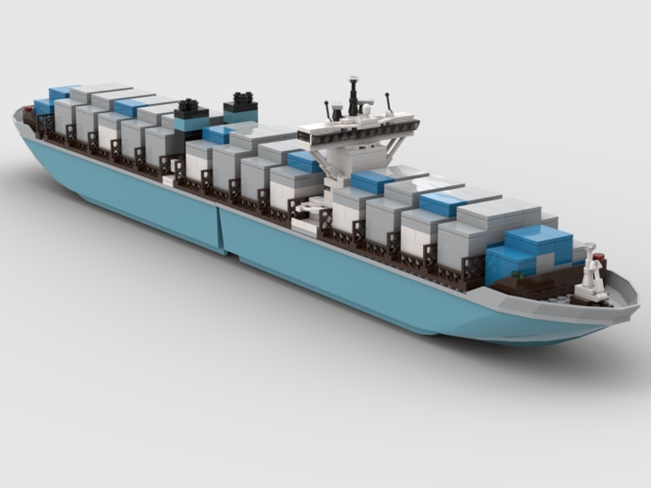 Cargo Ship big from BrickLink Studio [BrickLink]