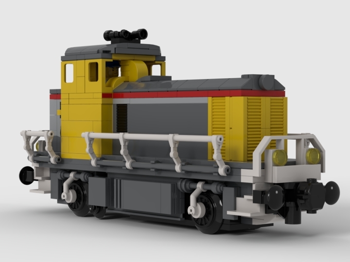 SNCF Class Y 8000 Shunter from BrickLink Studio [BrickLink]