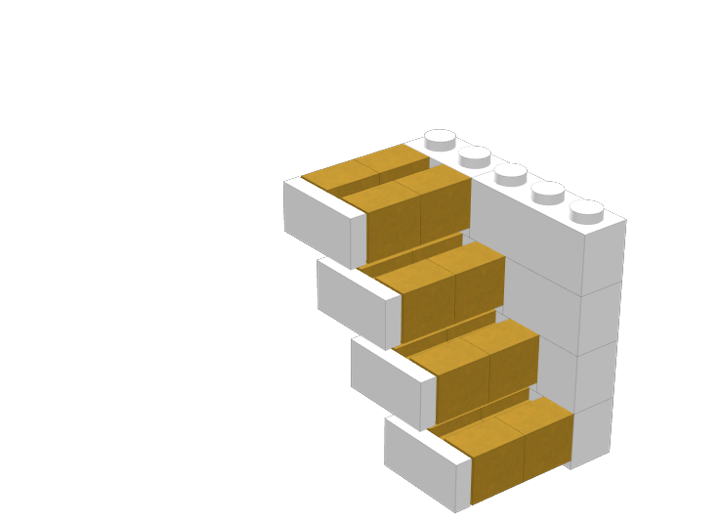 Staircase from BrickLink Studio [BrickLink]