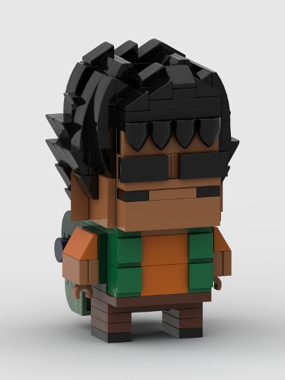 Pokemon Brock from BrickLink Studio [BrickLink]