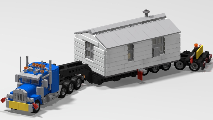 Oversize Load Truck from BrickLink Studio [BrickLink]