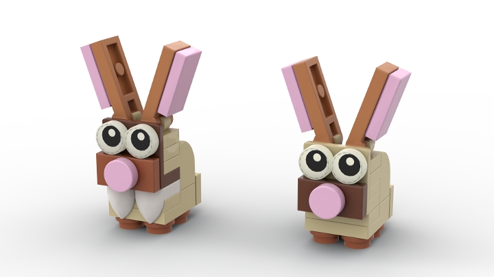 Rabbits from BrickLink Studio [BrickLink]