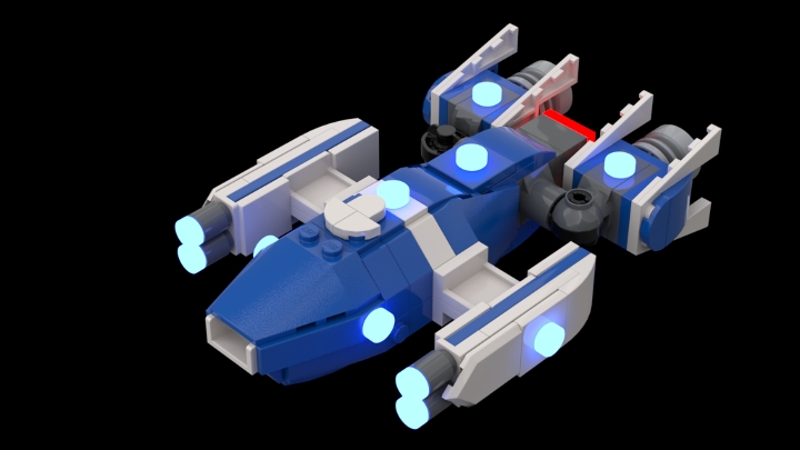 Enforcer Class Heavy Cruiser from BrickLink Studio [BrickLink]
