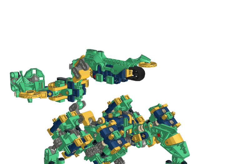 Bismuth Throw Bot G-Gek from BrickLink Studio [BrickLink]