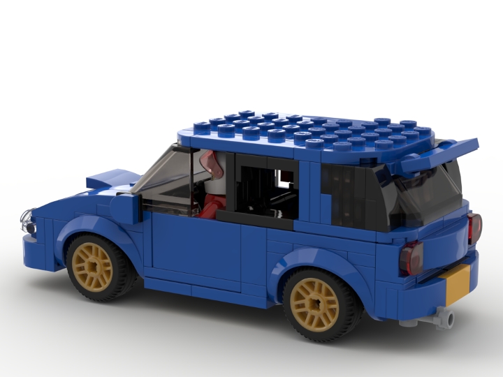 2000s Rally Hatchback from BrickLink Studio [BrickLink]