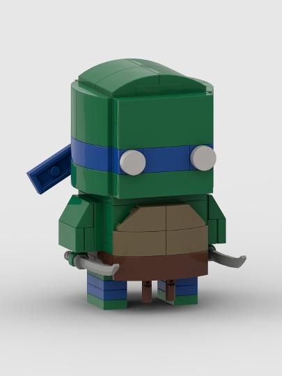 Teenage Mutant Ninja Turtle Leonardo from BrickLink Studio [BrickLink]