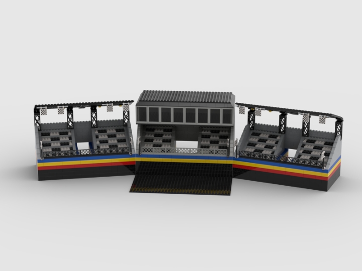 Grandstand Large v2 from BrickLink Studio [BrickLink]