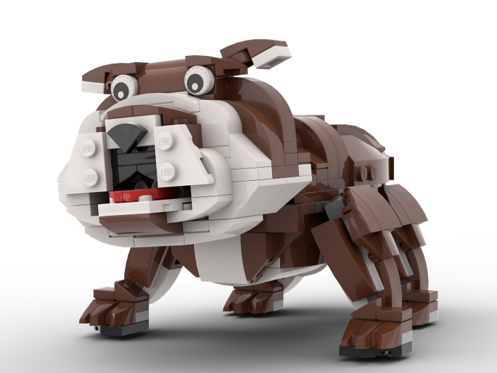 English Bulldog from BrickLink Studio [BrickLink]