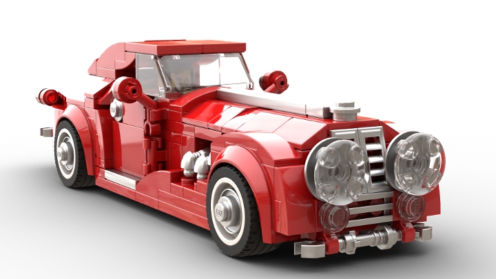 Classic Car 6 wide from BrickLink Studio [BrickLink]