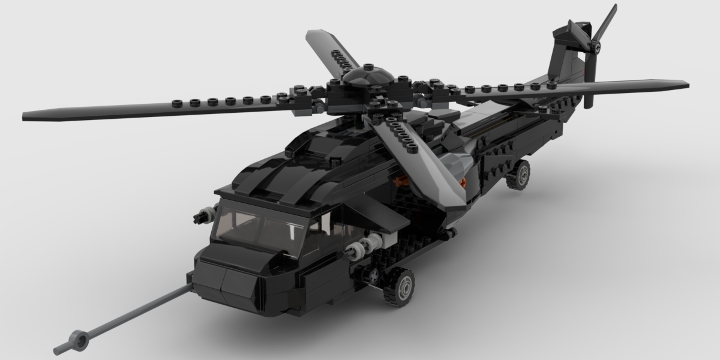 Attack Helicopter from BrickLink Studio [BrickLink]