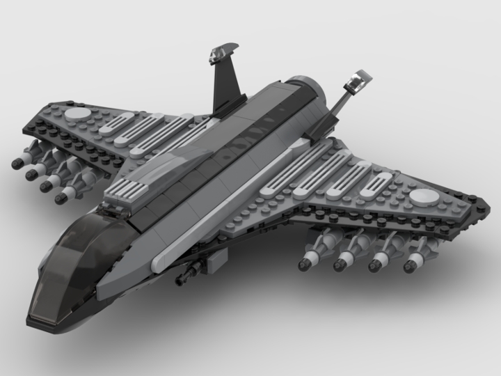 A-4 Falcon Multirole Fighter ( Reupload ) from BrickLink Studio [BrickLink]