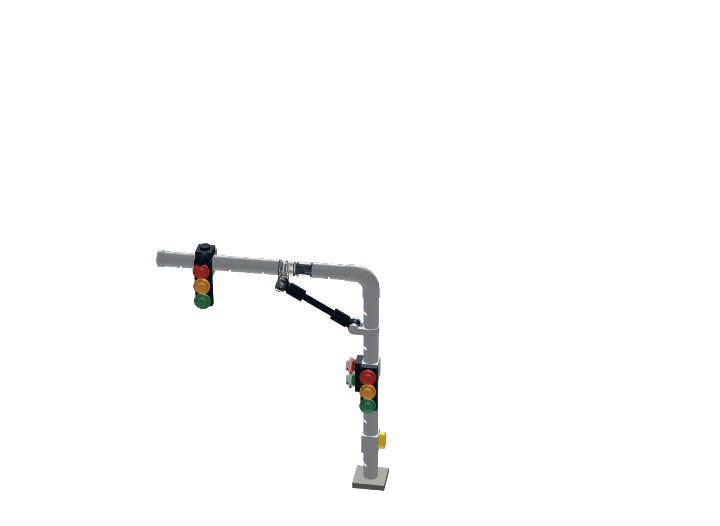 Street crossing lights from BrickLink Studio [BrickLink]