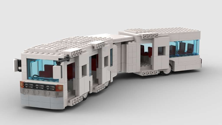 Bendy Bus Mk II from BrickLink Studio [BrickLink]