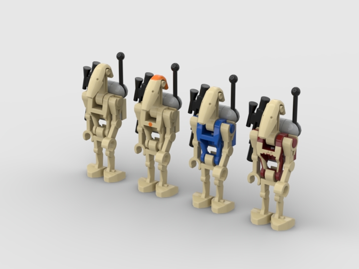 Droids with Custom Backpacks from BrickLink Studio [BrickLink]