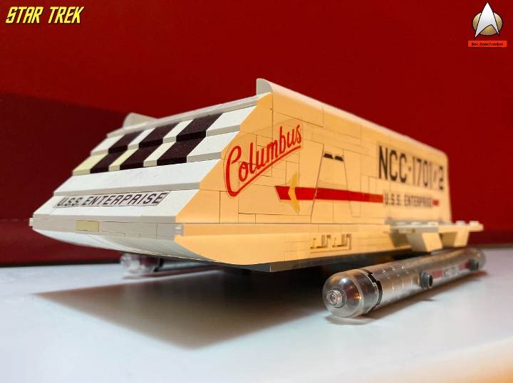 Star Trek Lego Type-F Shuttle from BrickLink Studio [BrickLink]