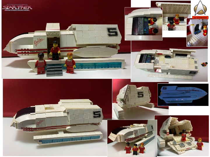 Star Trek Lego Type 5 Shuttle from The Final Frontier from BrickLink ...