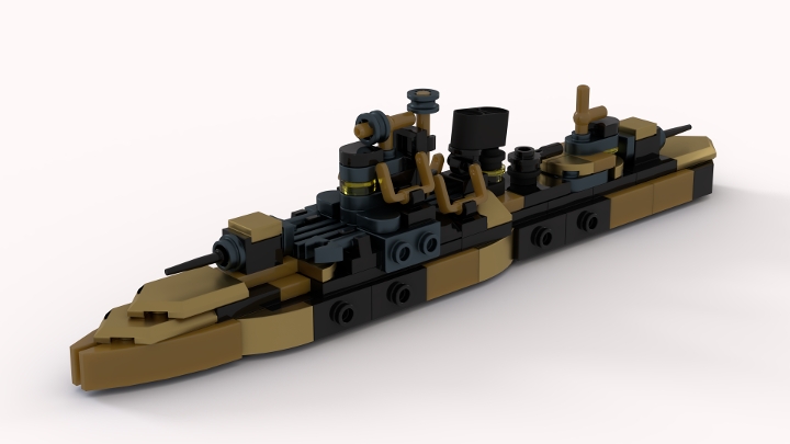 TD 50 Griphen - Class Steampunk Destroyer Escort (MOC) from BrickLink ...