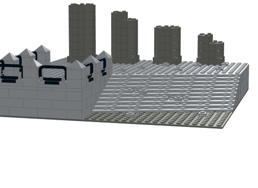 WW2 destroy house from BrickLink Studio [BrickLink]