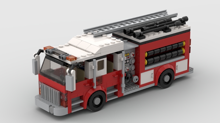 Pumper Fire Engine from BrickLink Studio [BrickLink]
