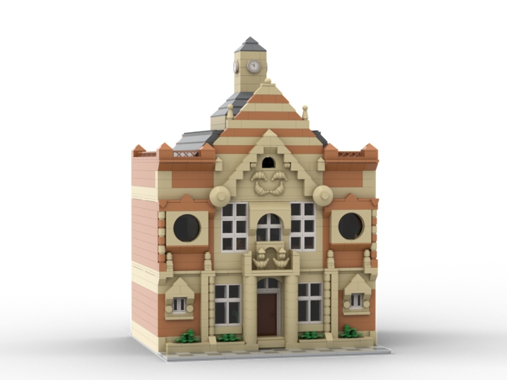Carnegie Library from BrickLink Studio [BrickLink]