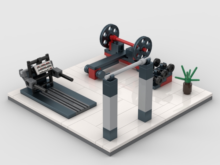 The gym from BrickLink Studio [BrickLink]