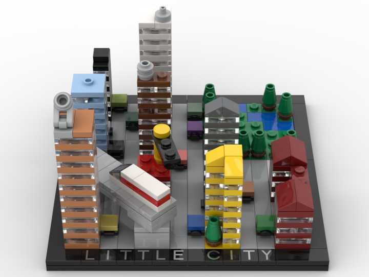 Little City from BrickLink Studio [BrickLink]