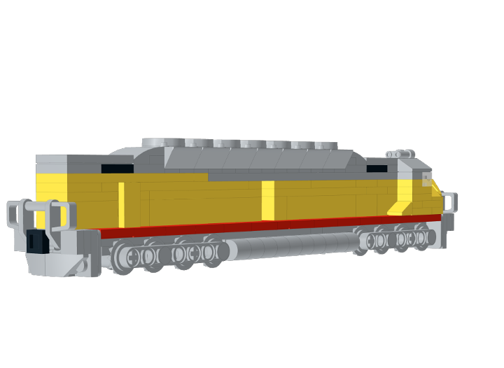 UP EMD DDA40X from BrickLink Studio [BrickLink]