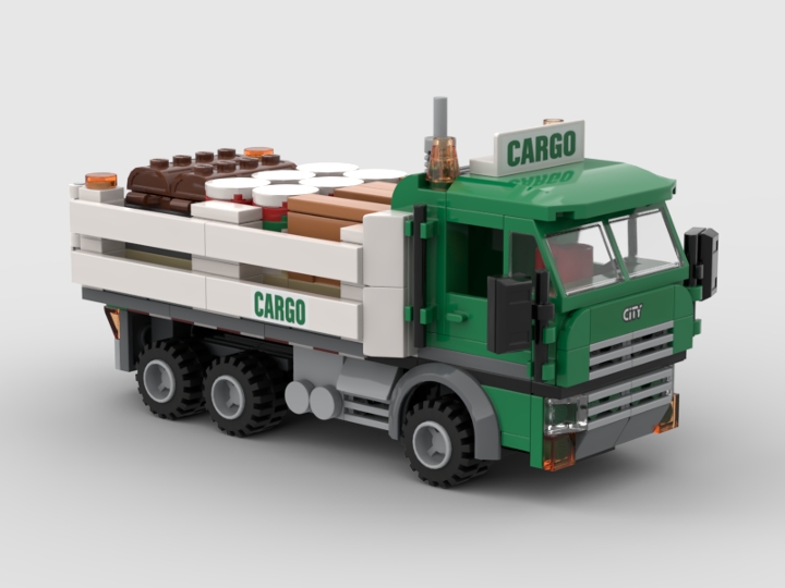 Vintage Cargo Truck from BrickLink Studio [BrickLink]