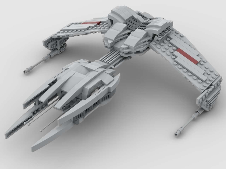 Klingon inspired bird of prey from BrickLink Studio [BrickLink]