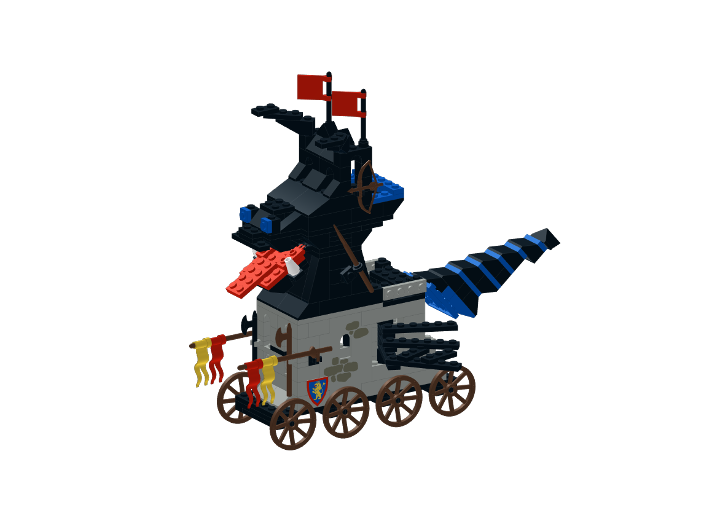 Ideas Book 250 - Castle Scene, The Dragon from BrickLink Studio [BrickLink]