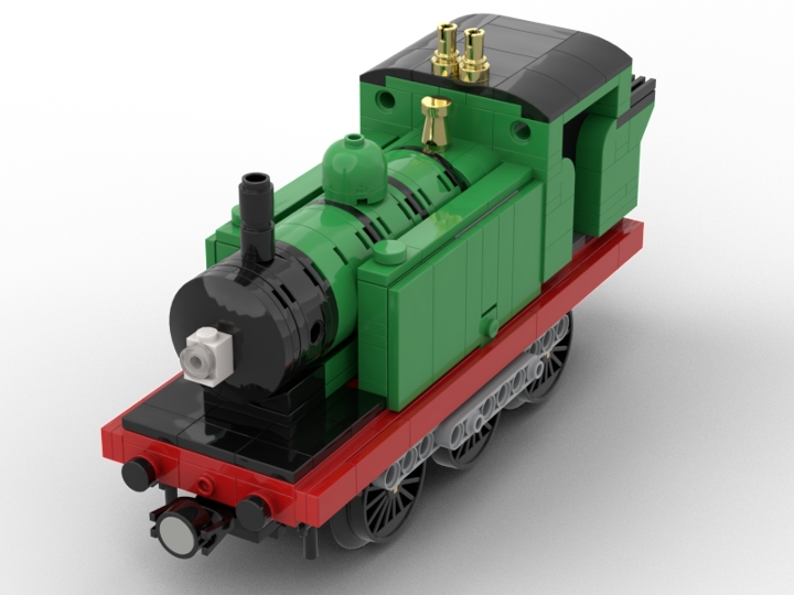 Tank engine instructions from BrickLink Studio [BrickLink]