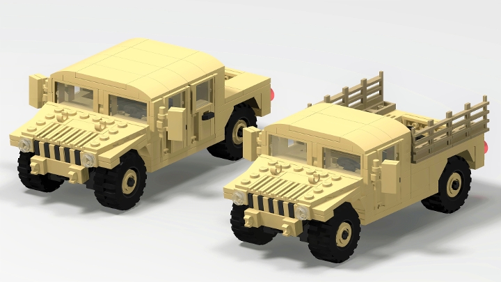 Humvee cargo from BrickLink Studio [BrickLink]