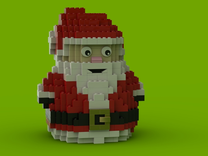 Smaller Cute Santa from BrickLink Studio [BrickLink]