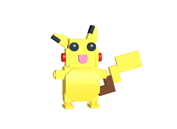 025-Pikachu from BrickLink Studio [BrickLink]