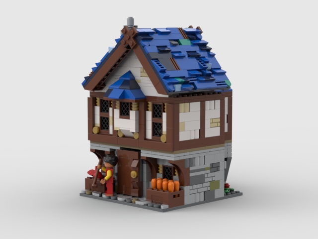Medieval Grocer (Modular) from BrickLink Studio [BrickLink]